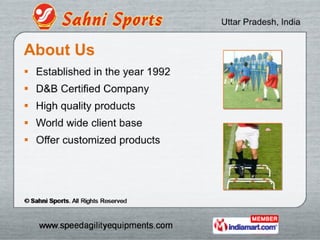 SAHNI SPORTS Uttar Pradesh India | PPT