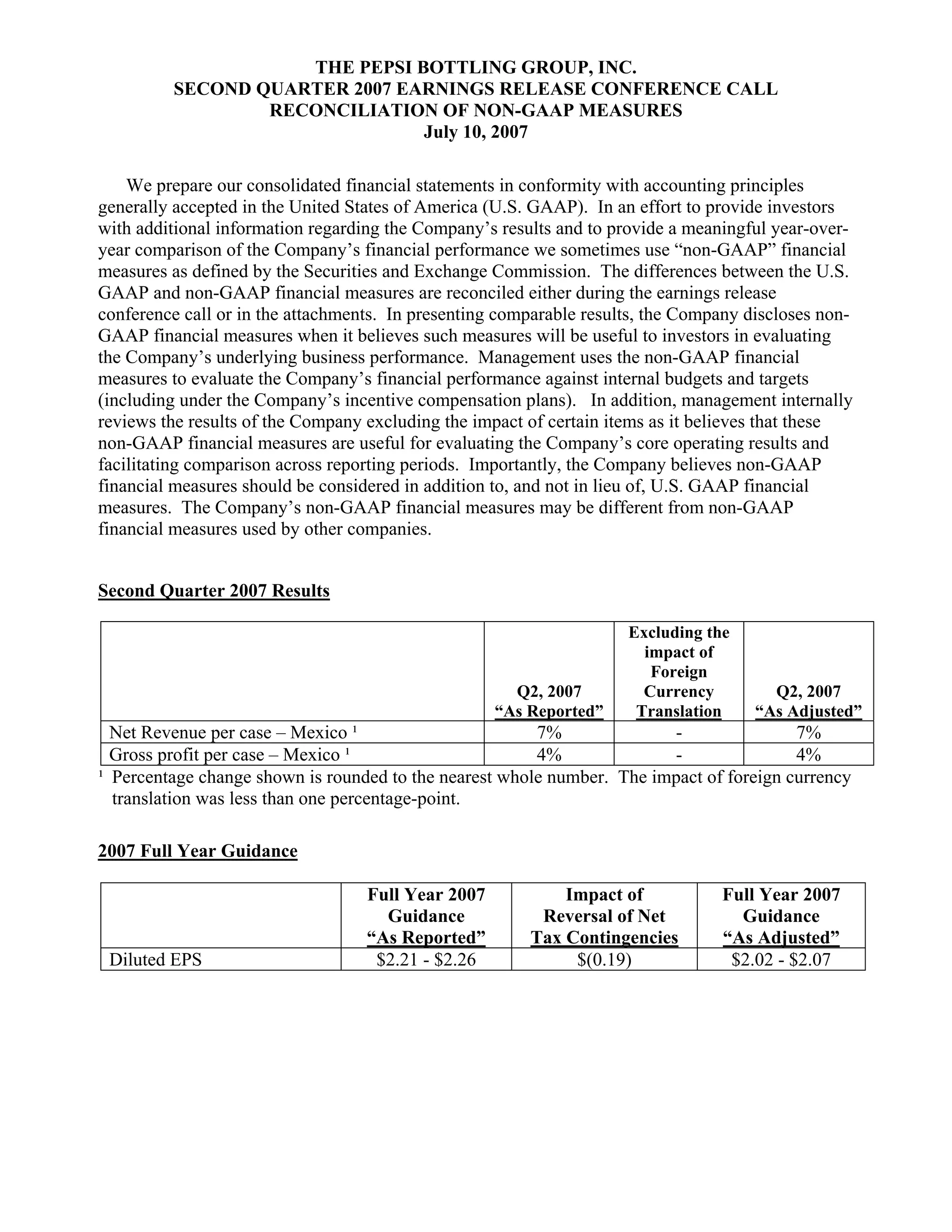 pepsi bottling 071007nong | PDF | Business Accounting & Finance | Business
