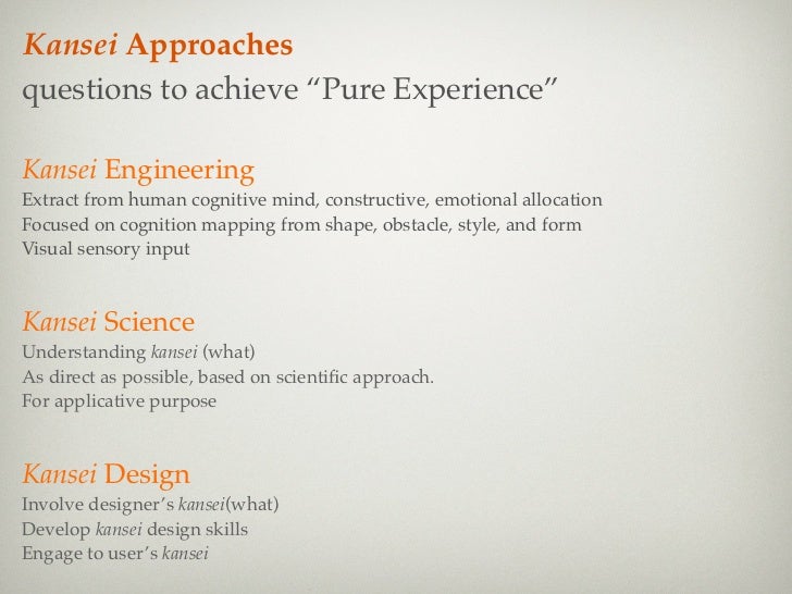 Designing Kansei Experience For Interaction