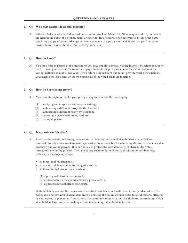 oneok 2004 Proxy Statement