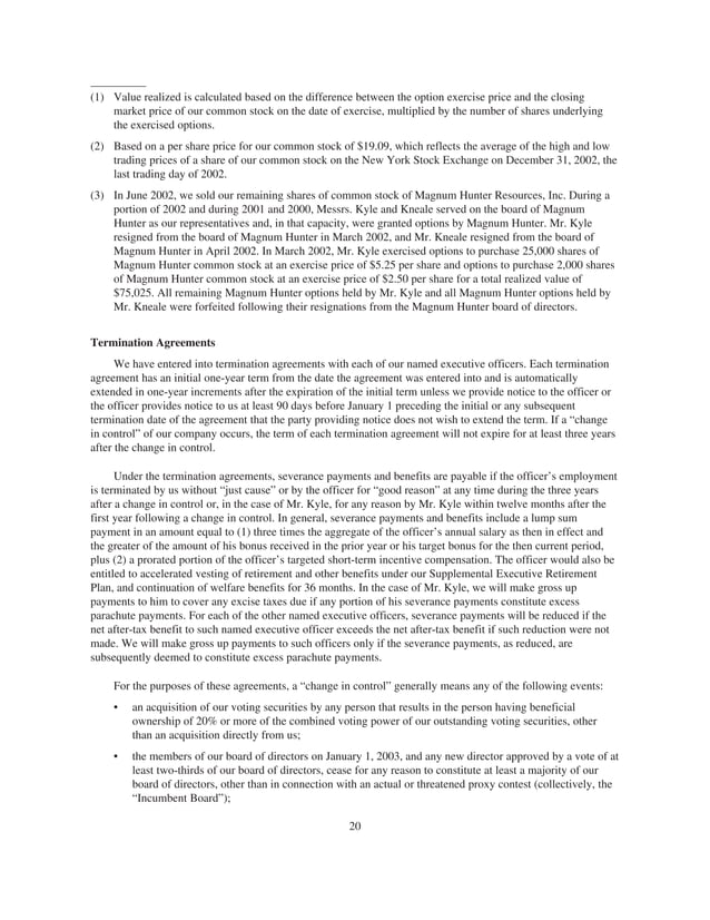 oneok 2003 Proxy Statement | PDF