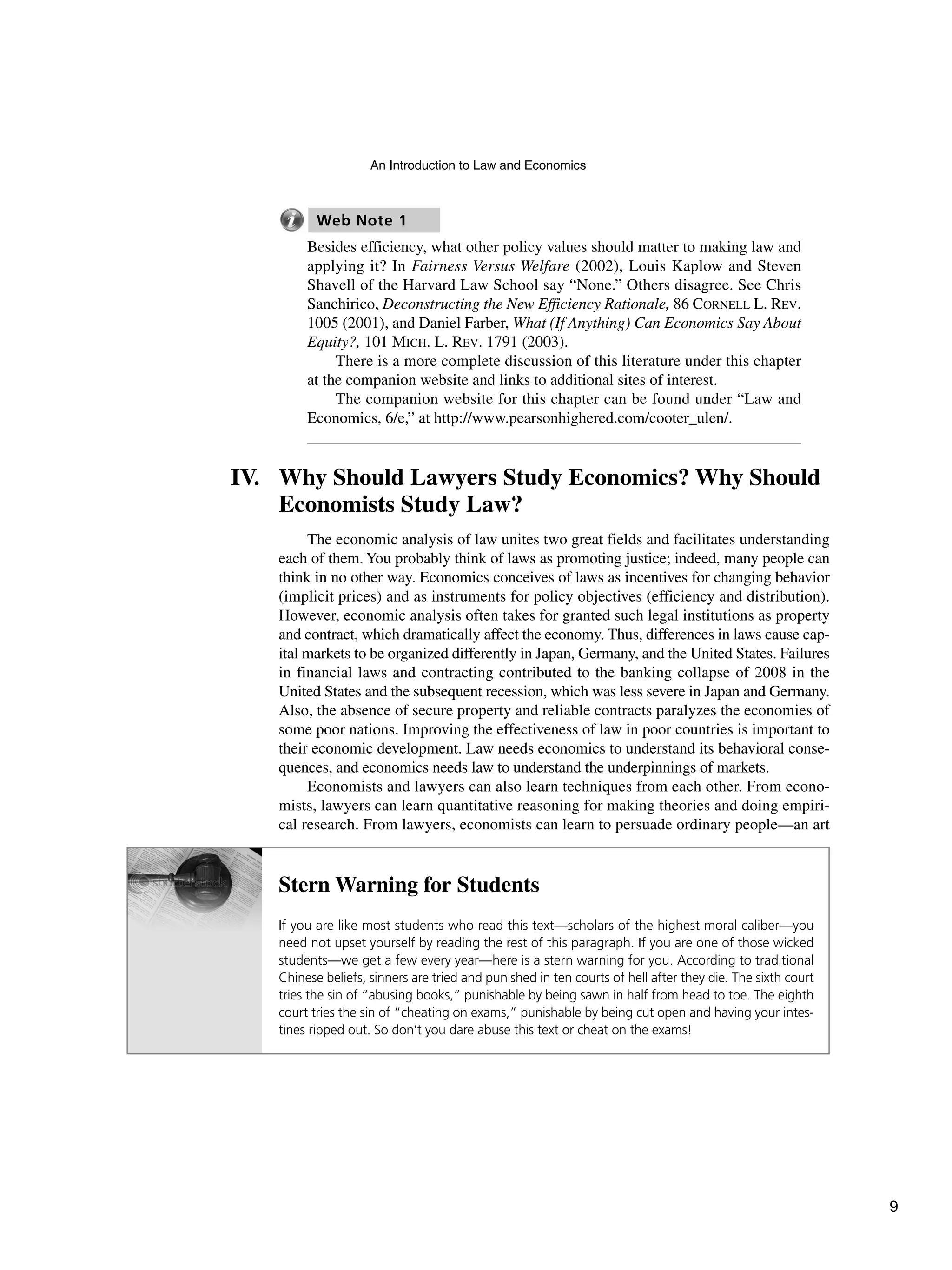 Law And Economics Cooter Robertulen Thomas | PDF