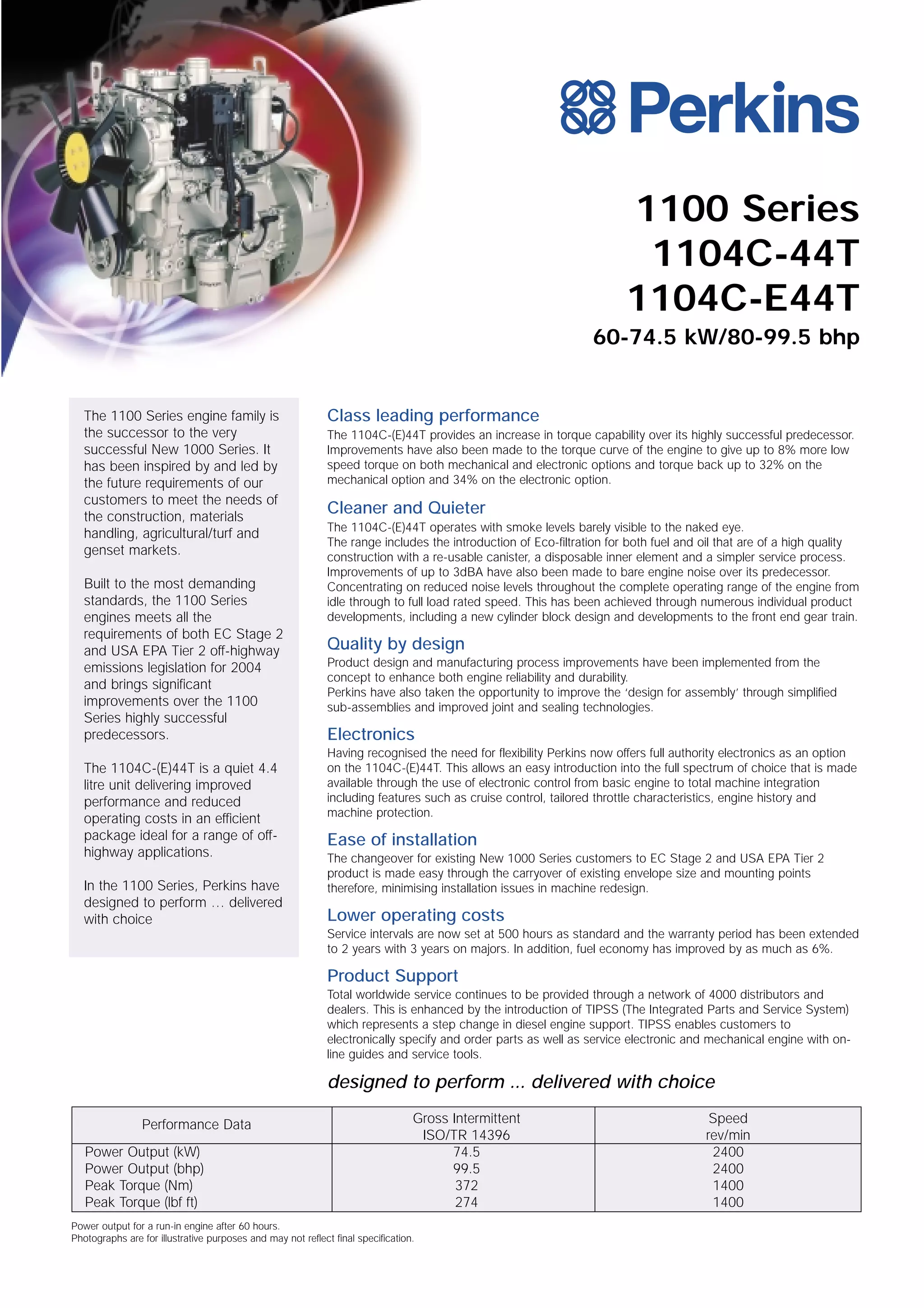 1104 c 44t perkins | PDF