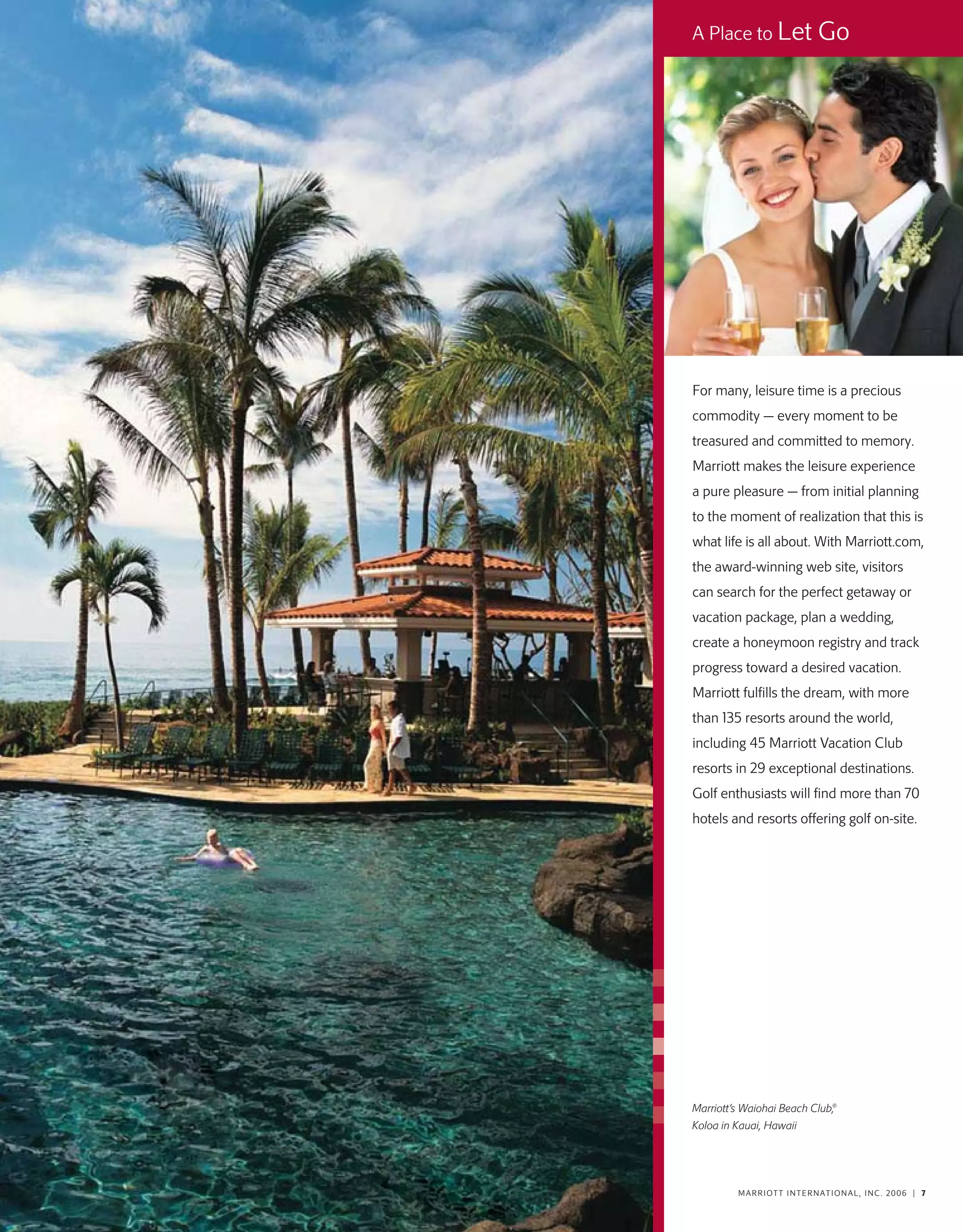 marriott international 2006 Annual Report | PDF