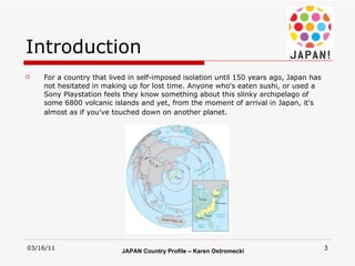 JAPAN, Land of the rising sun | PPT