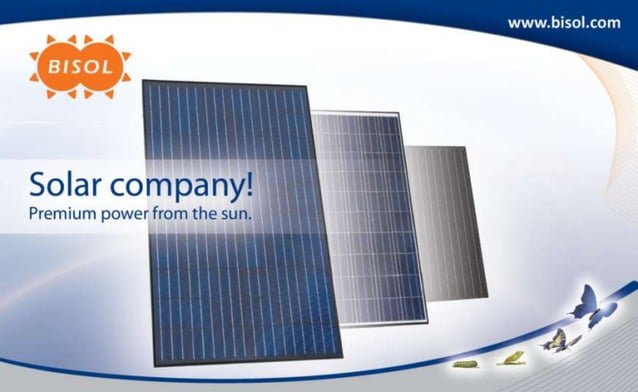 BISOL Solar Company: Photovoltaics - the most advanced source of ...