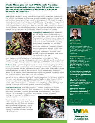 waste management WM RA FactSheet | PDF