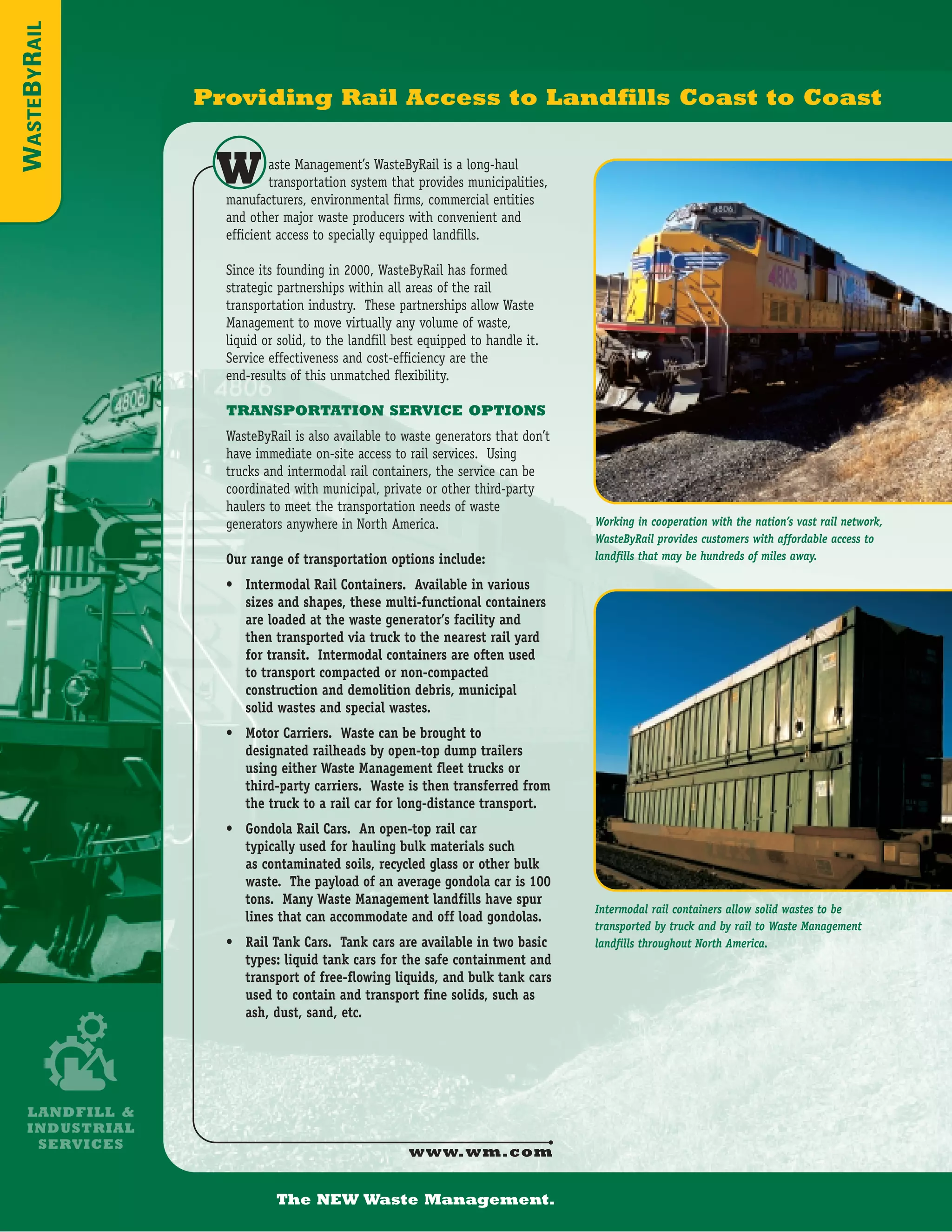 waste management Waste By Rail | PDF