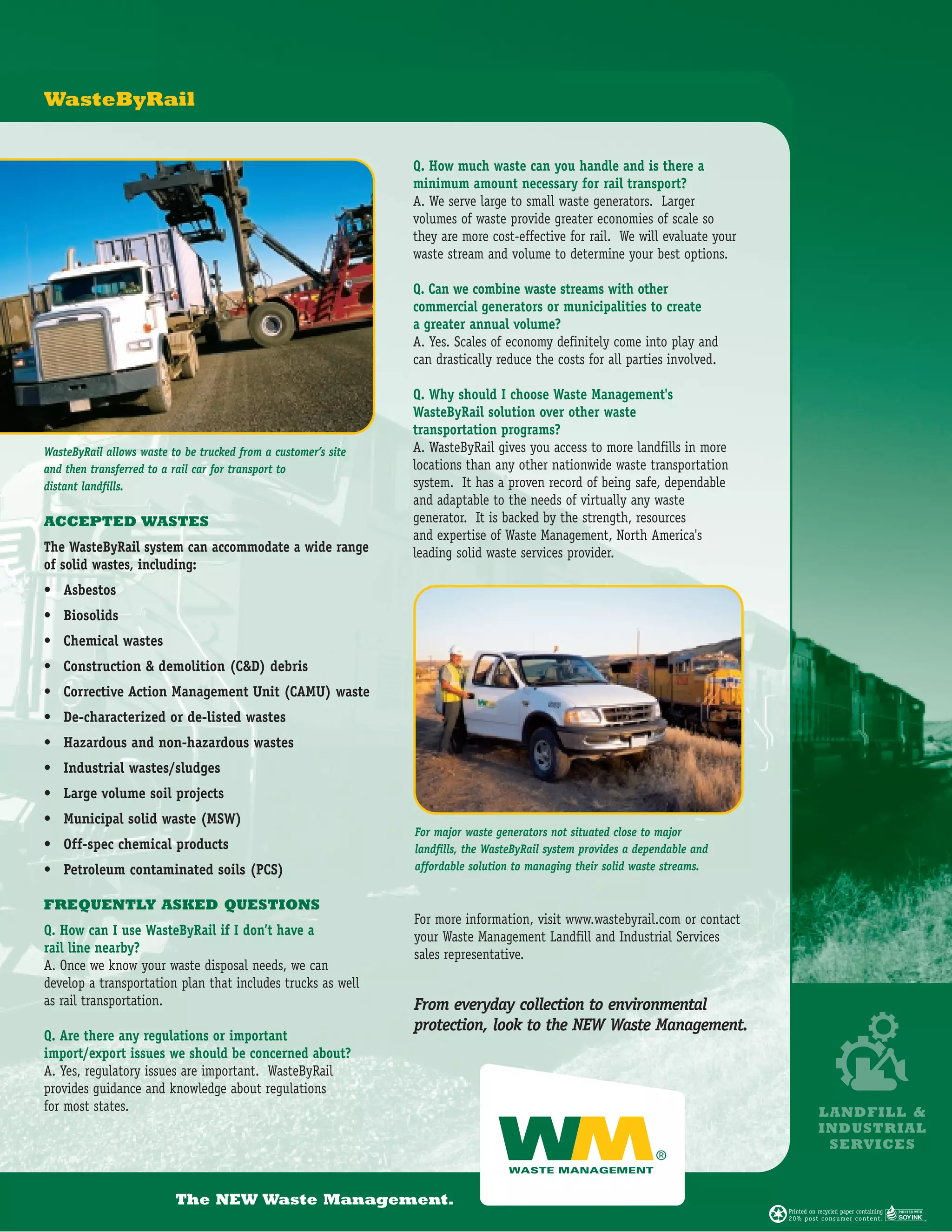 waste management Waste By Rail | PDF