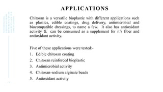 Synthesizing chitosan from different chitin sources and it’s ...