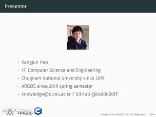 Modern C++ for Beginners | PPT