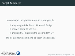Modern C++ for Beginners | PDF