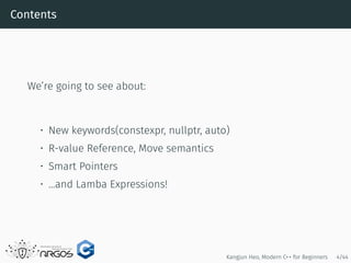 Modern C++ for Beginners | PPT