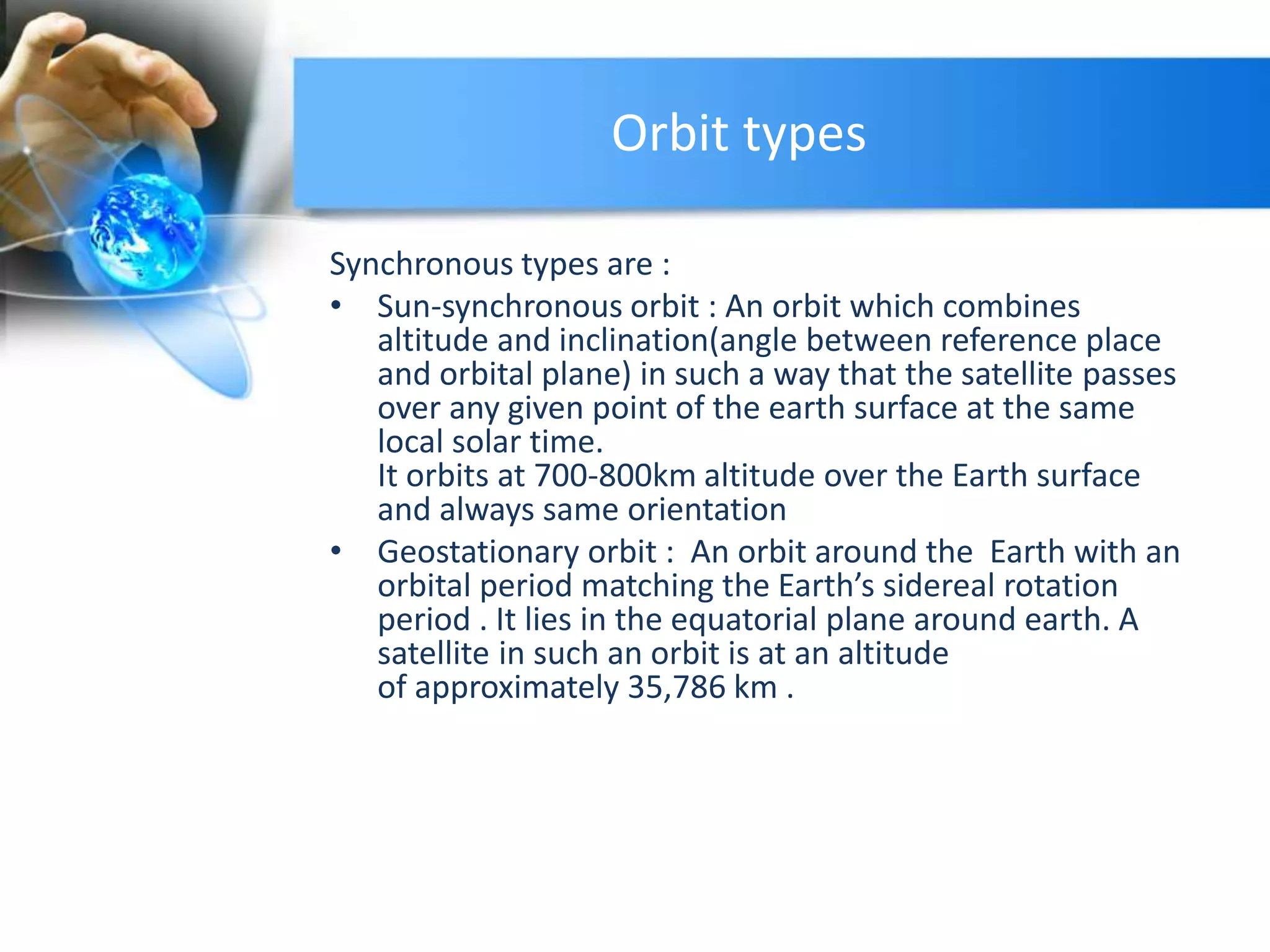 Synchronous orbit | PPTX | Physics | Science