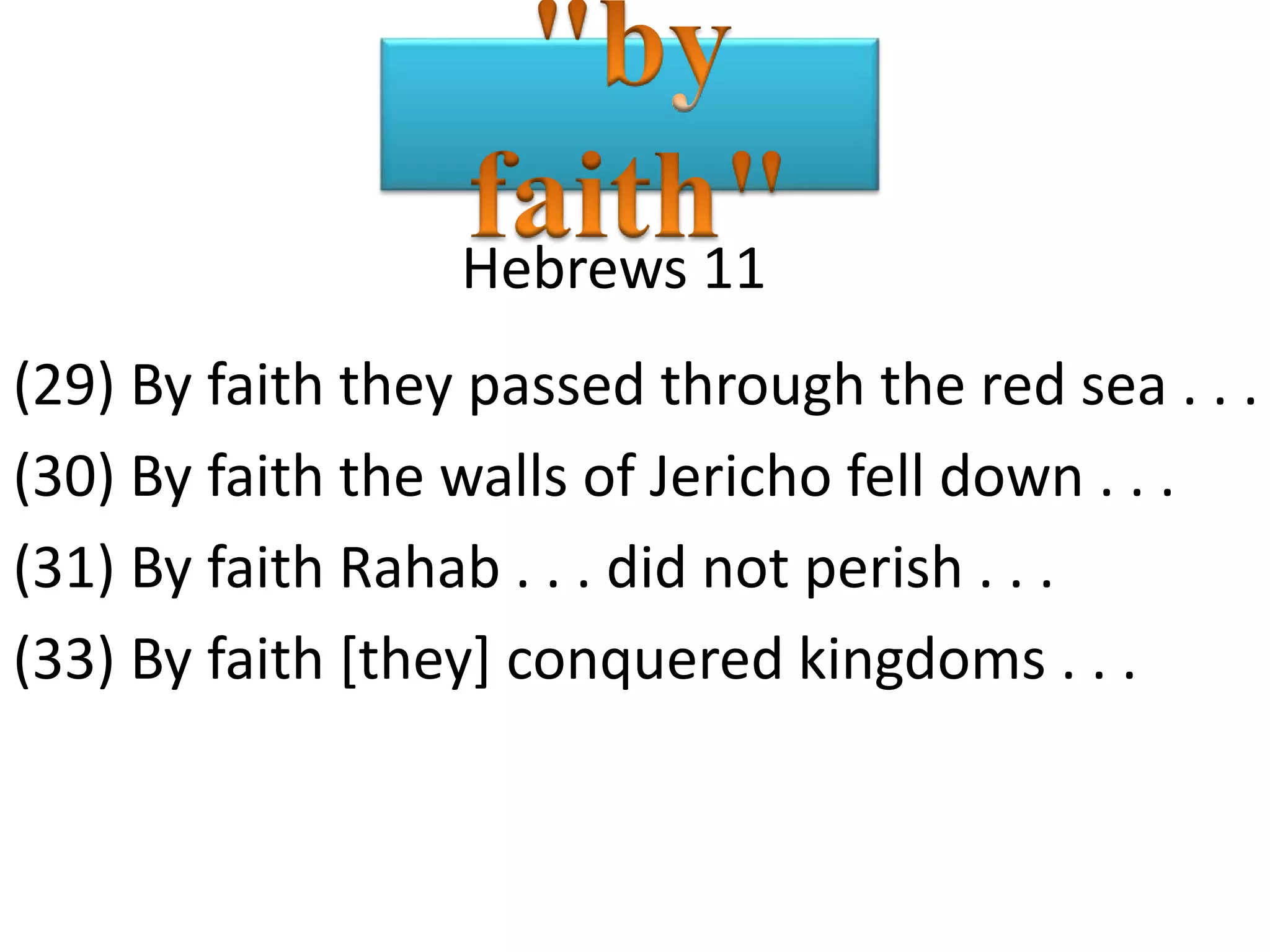 The Faith of Rahab | PPTX