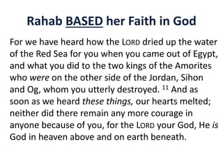 The Faith of Rahab | PPTX