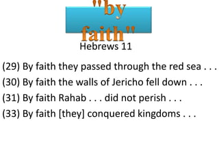 The Faith of Rahab | PPTX