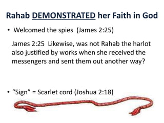 The Faith of Rahab | PPTX