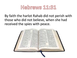 The Faith of Rahab | PPTX