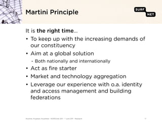 Anywhere, anytime, any place - embrace the Martini Principle | PDF