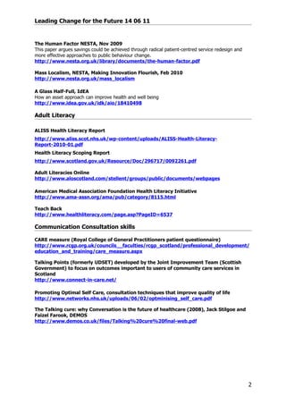 110614 tim warren handout - choy resource sheet | DOC | Medical Health