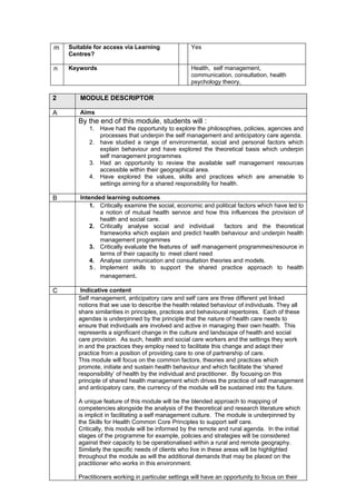 110614 uhi self management modules peg 2011-2012 | DOC