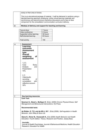 110614 uhi self management modules peg 2011-2012 | DOC