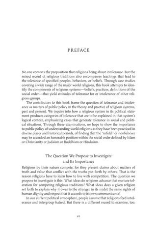Religious Tolerance In World Religions Neusner Jacobeditor | PDF