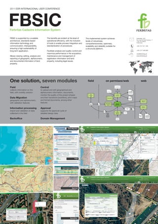 Cadastre Information System Poster - 2011 Esri IUC | PDF