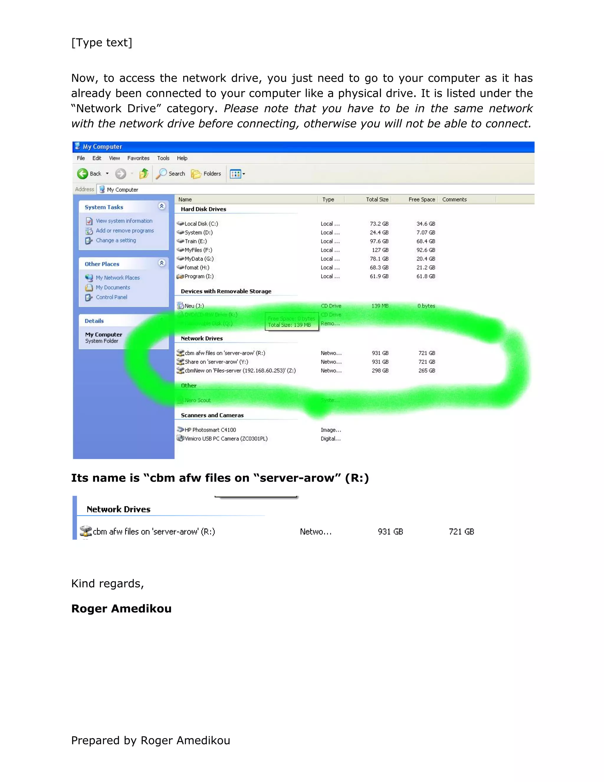 110623 ra how to map network drive | PDF
