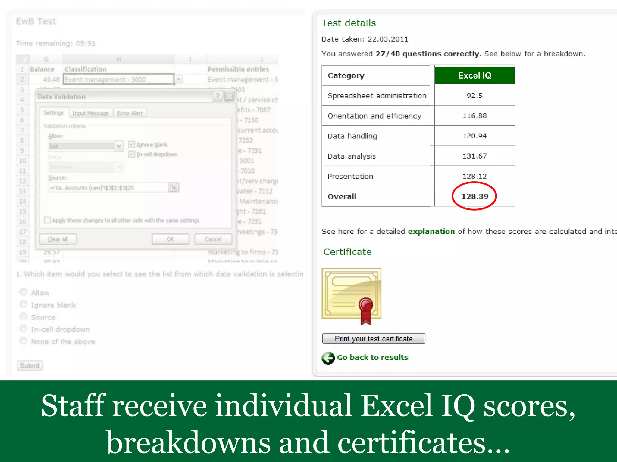 Excel Benchmarking Report - Preview | PPTX