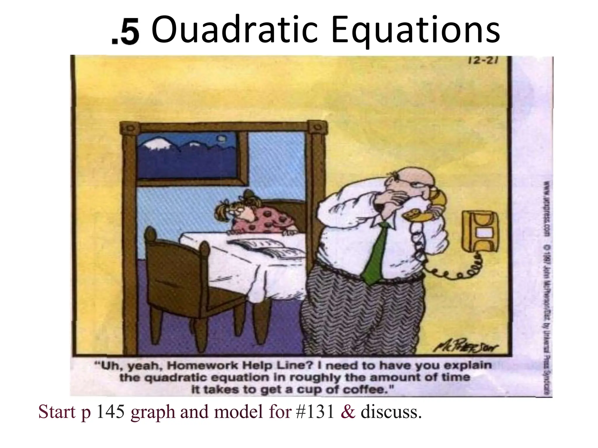 Quadratic equation power point presentation .pptx