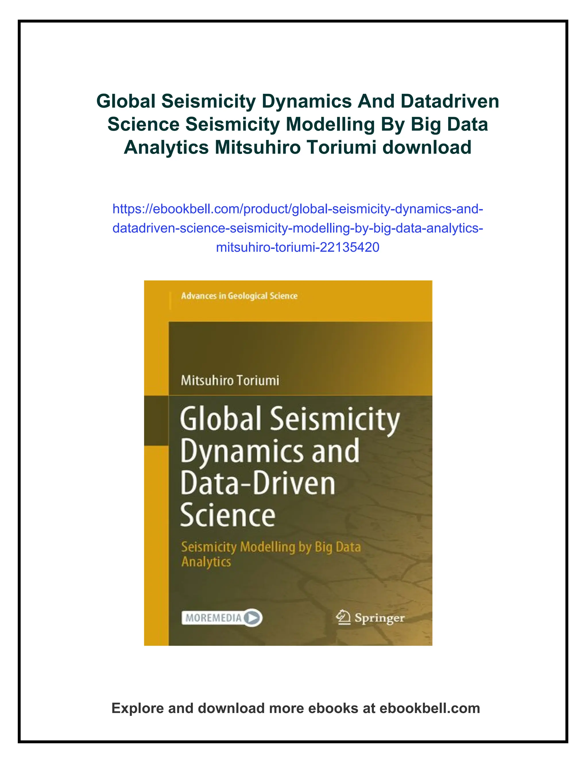 Global Seismicity Dynamics And Datadriven Science Seismicity Modelling ...