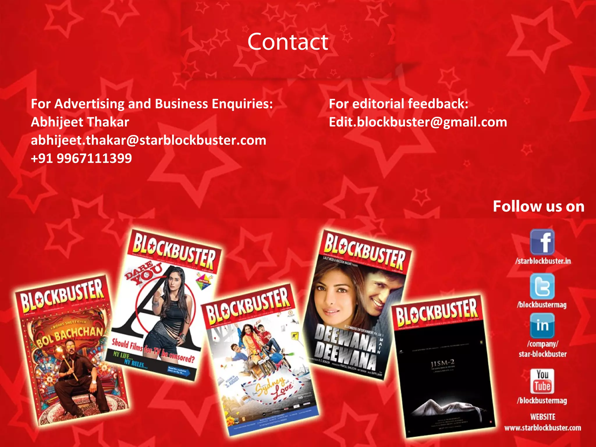 Blockbuster Overview | PPT | Media Industry | Industries