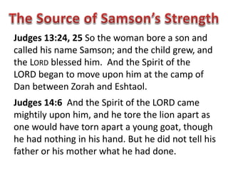 The Faith of Samson | PPTX