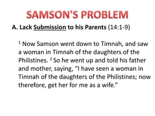 The Faith of Samson | PPTX
