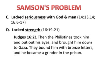 The Faith of Samson | PPTX