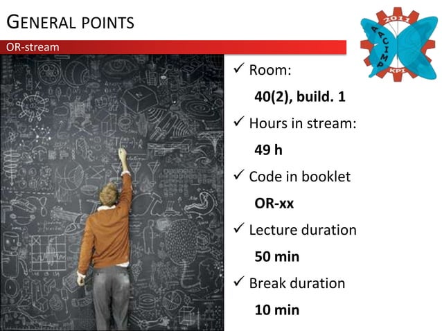 AACIMP 2011 Operational Research | PPT AACIMP 2011 Operational Research | PPT