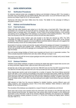 OceanaGold -110729 NI-43-101-Technical-Report-Didipio | PDF