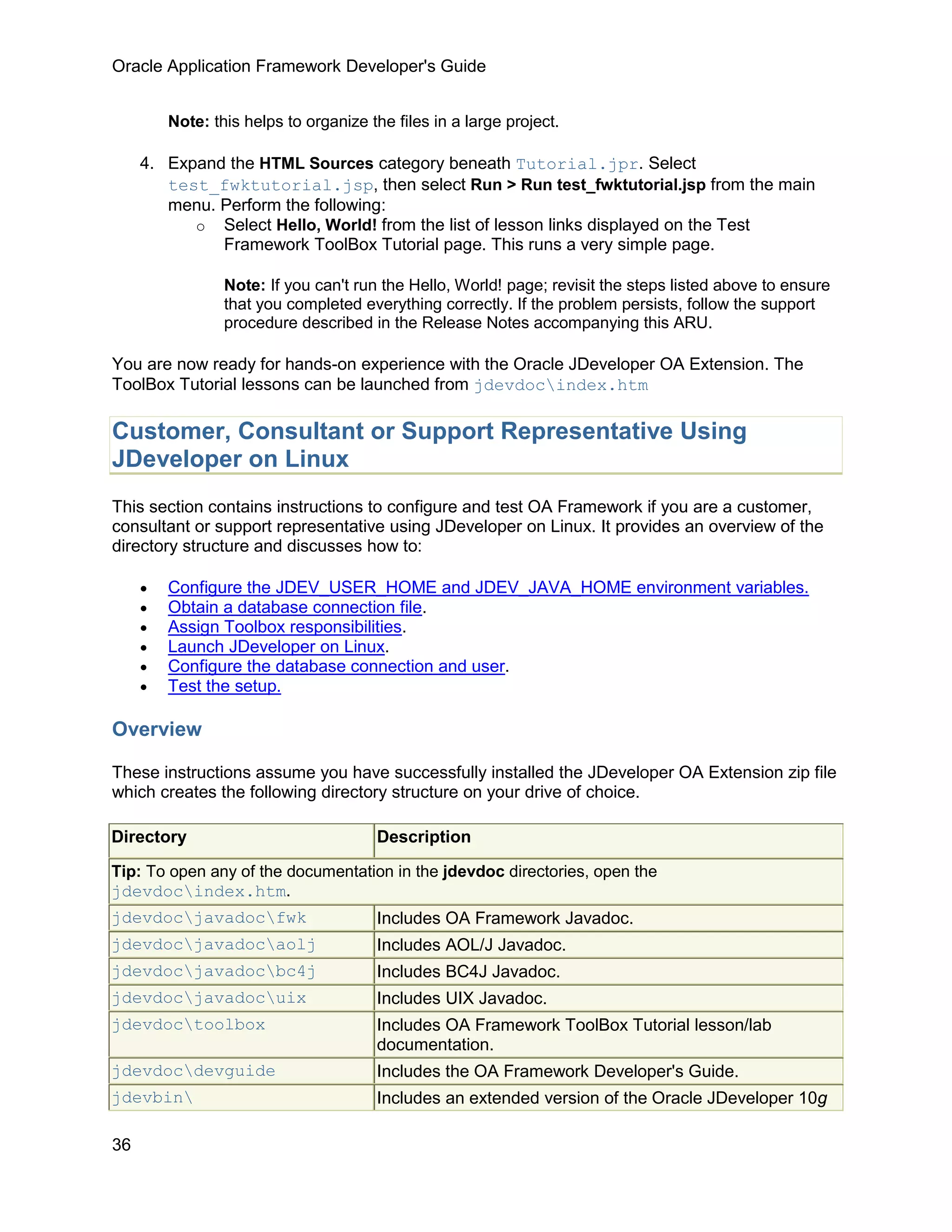 OAF Developer Guide 13.1.3 | PDF