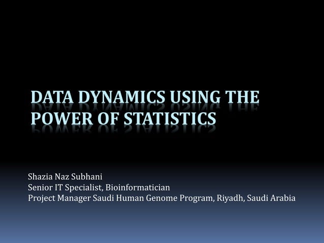 Statistical_Platform_Presentation | PPT