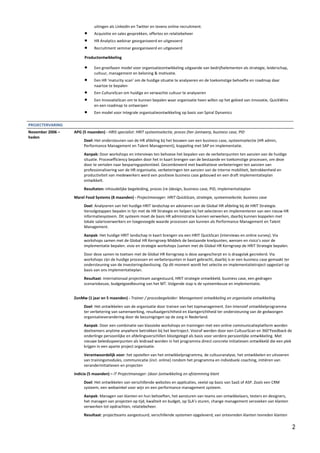 CV in NL | DOC