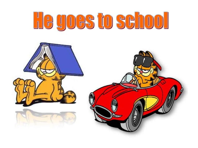 garfield's daily routine | PPT