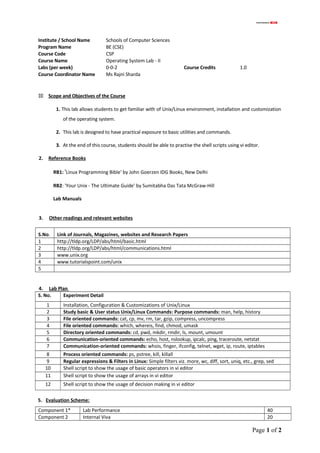 11091.handout os lab ii | PDF