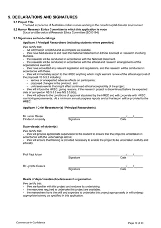 National Ethics Application Form | PDF