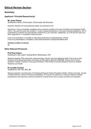 National Ethics Application Form | PDF