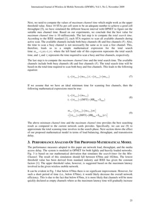 A QUANTITATIVE ANALYSIS OF HANDOVER TIME AT MAC LAYER FOR WIRELESS MOBILE NETWORKS | PDF