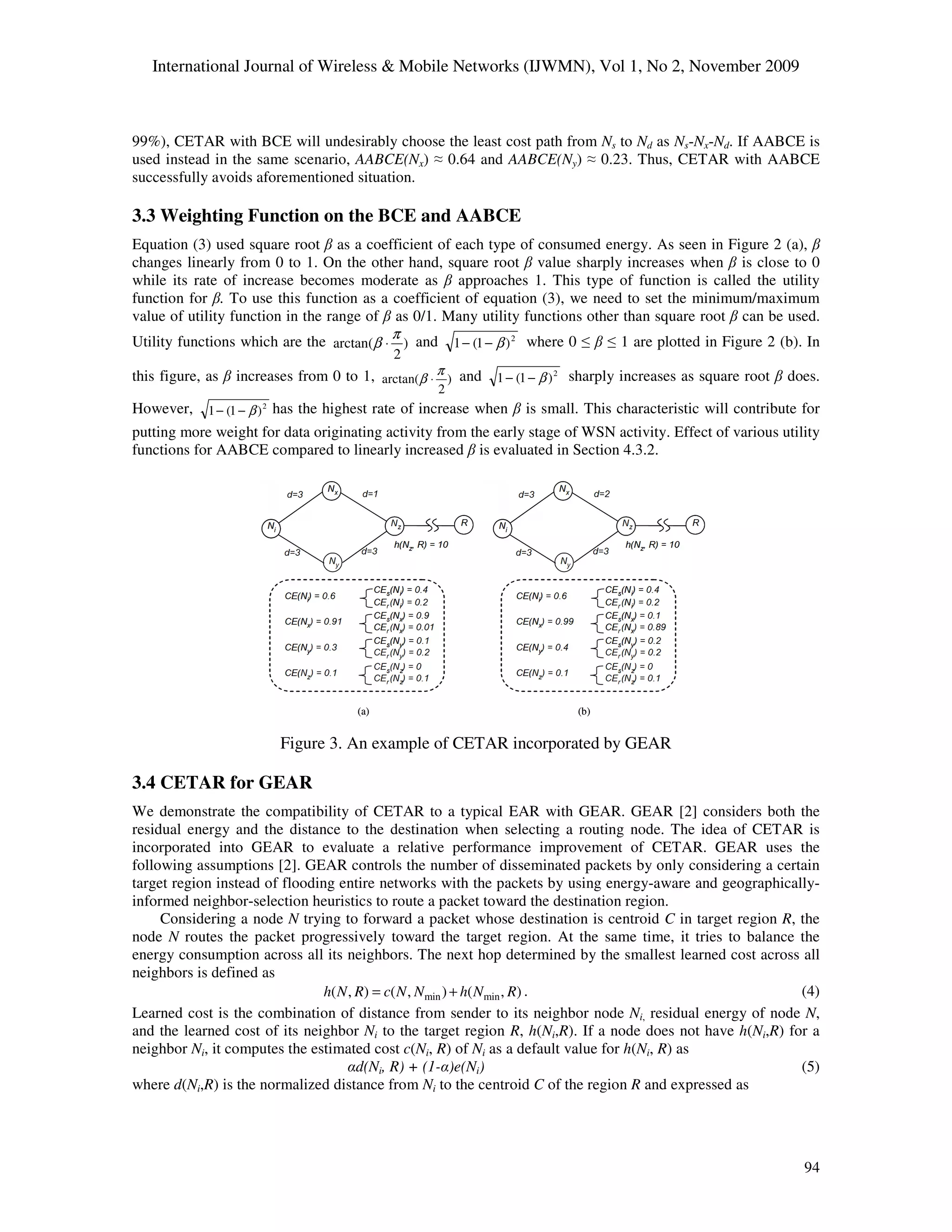 Performance Evaluation Of Consumed Energy Type Aware Routing Cetar For Wireless Sensor