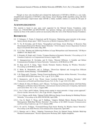 Performance Evaluation of Consumed Energy-Type-Aware Routing (CETAR) For Wireless Sensor ...