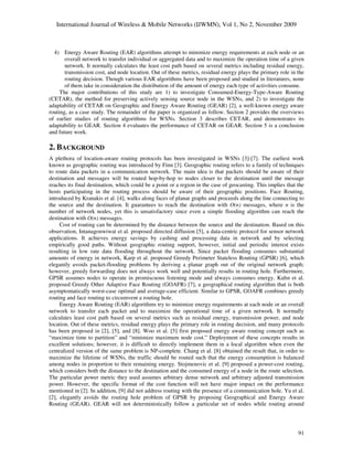 Performance Evaluation of Consumed Energy-Type-Aware Routing (CETAR) For Wireless Sensor ...